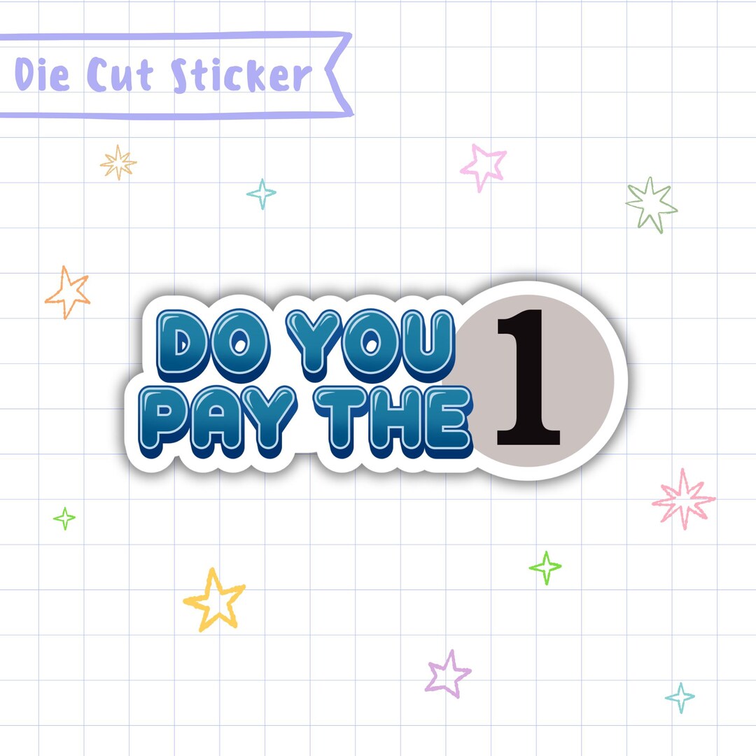 MTG Pay the 1 | Die Cut Stickers - Etsy