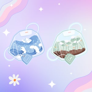 Tea Bag Stickers - Etsy