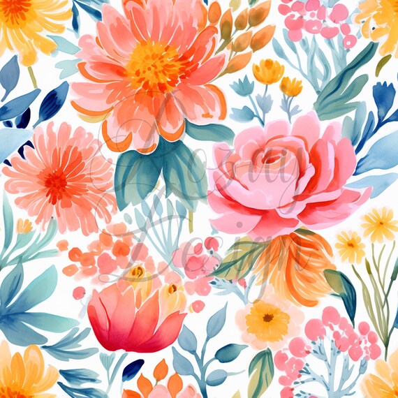 Bright Floral Background