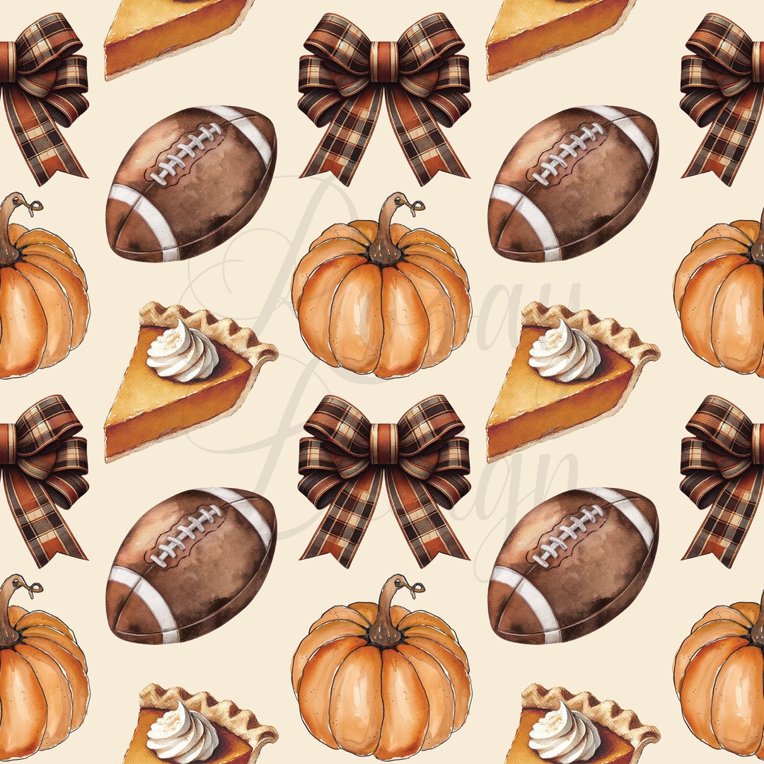 Fall Basics Coquette Autumn Seamless Patterns Instant Download ...