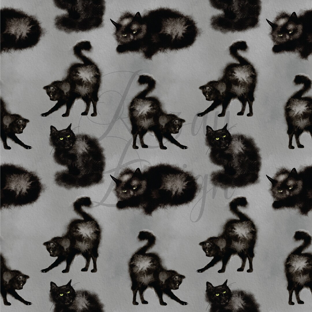Seamless Pattern - Grumpy Cat - Etsy