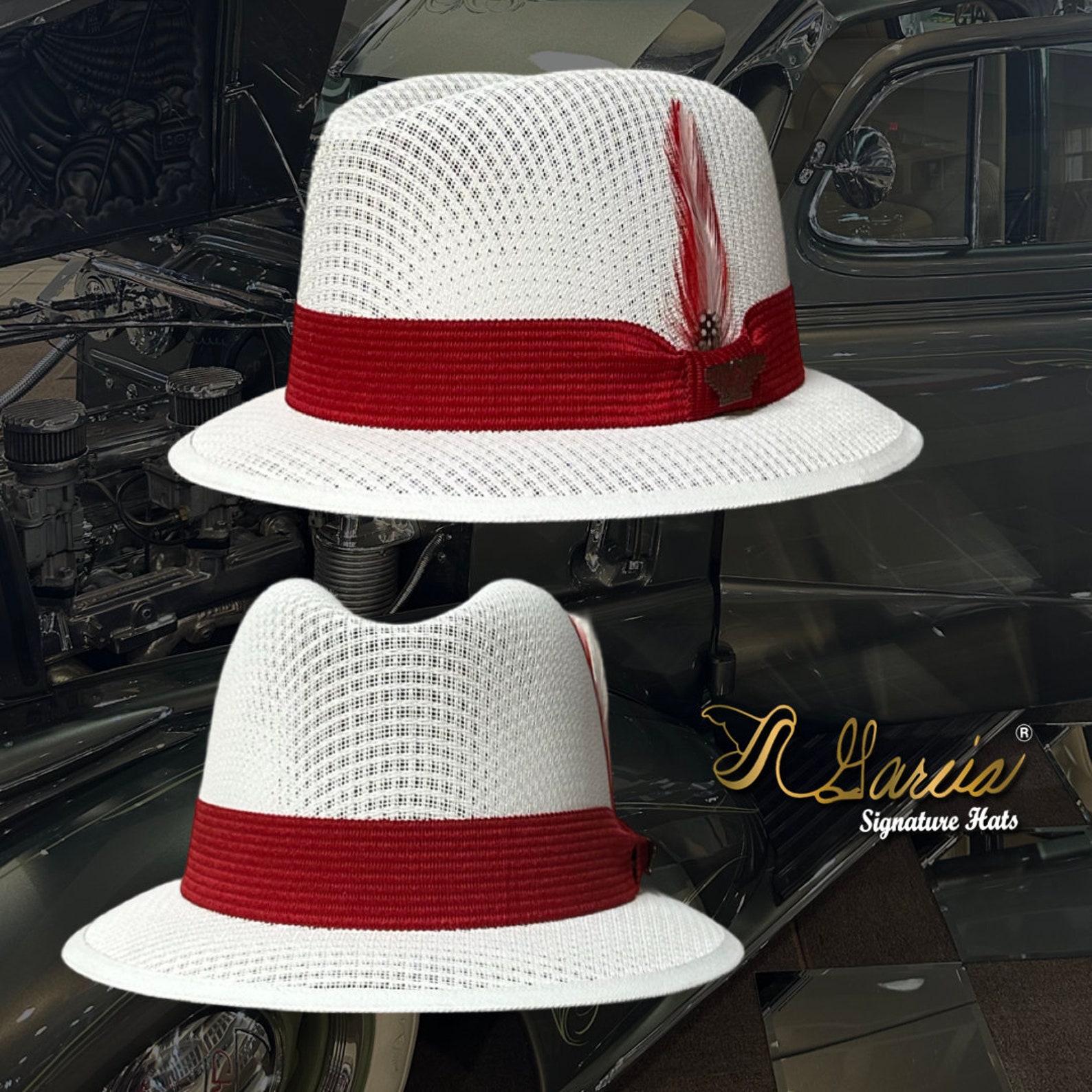 Classic White Lowrider Derby Garcia Signature Hat - Etsy
