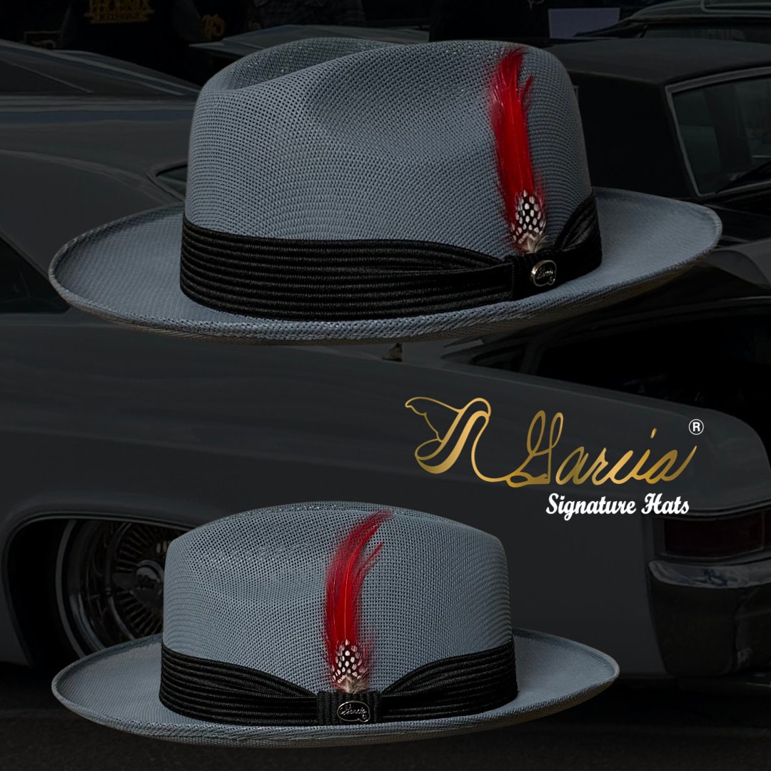 Flipped Oxford W/ Black Golden Line Viejo Fedora Garcia Signature Hat ...