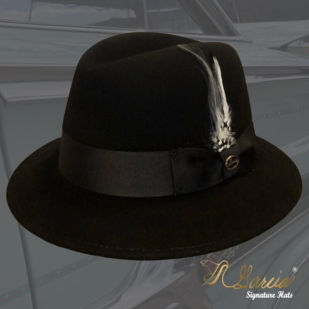 Black Wool Lowrider Derby Garcia Signature Hat - Etsy