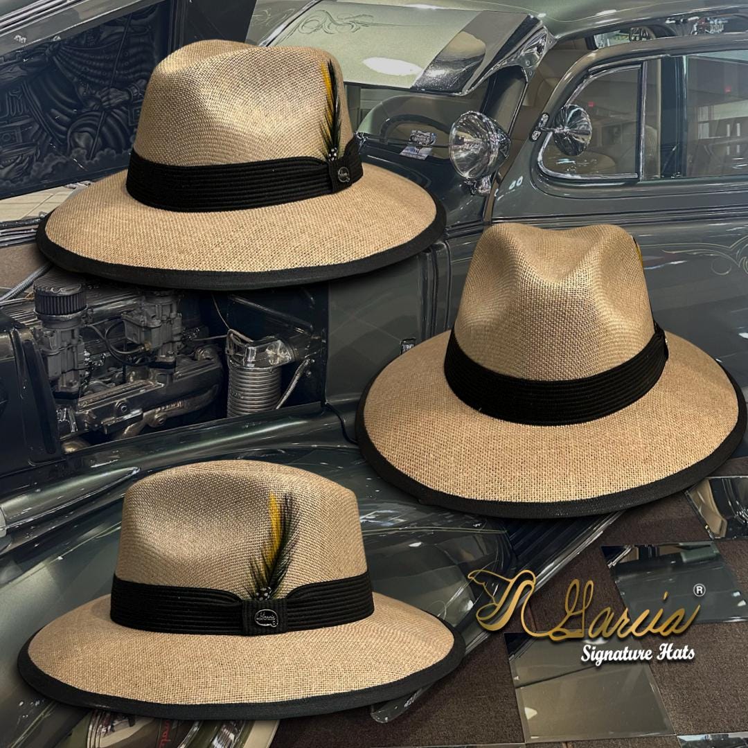 Yute Chuco 3" Wide Brim Fedora Garcia Signature Hat - Etsy
