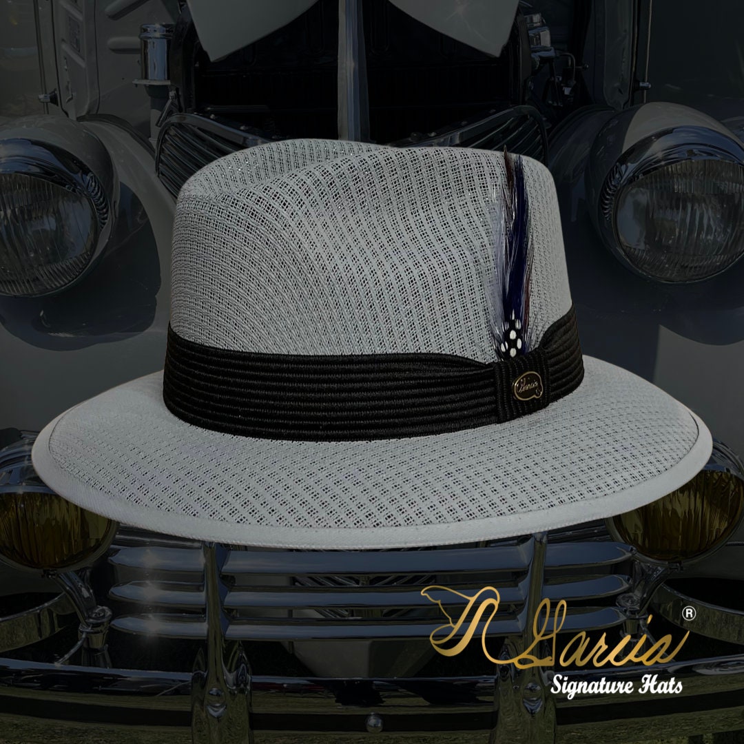 Classic Gray Viejo W/ Black Fedora Garcia Signature Hat - Etsy