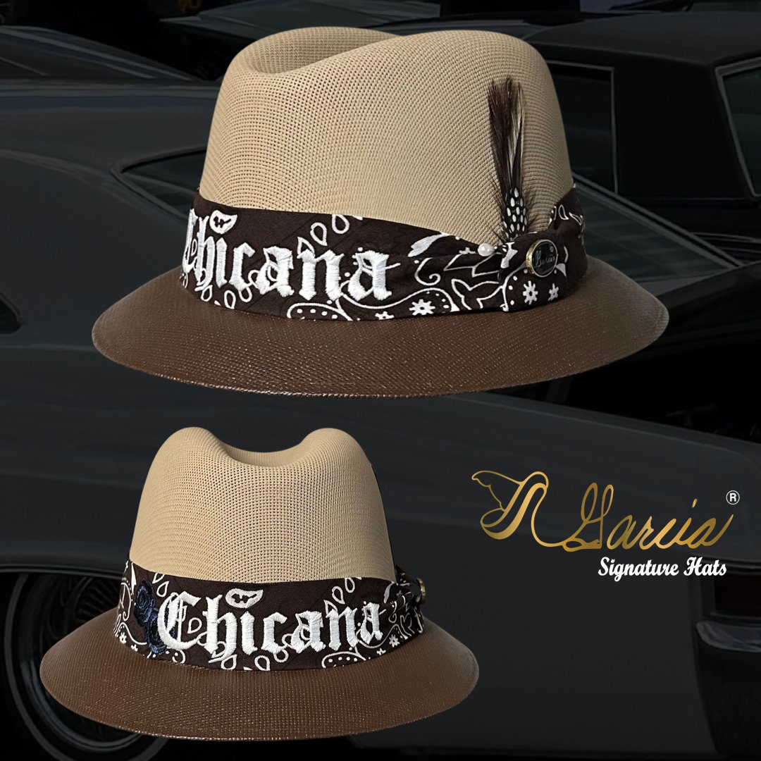 Two Tone Golden Line Kaki/ Brown Lowrider Derby W/ Chicano Garcia ...