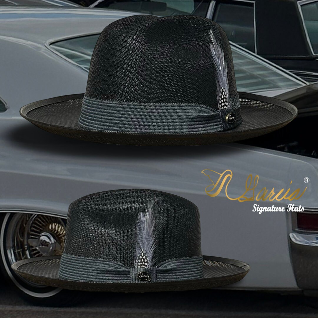 Flipped Classic Black Pachuco Wide Brim Garcia Signature Hat - Etsy