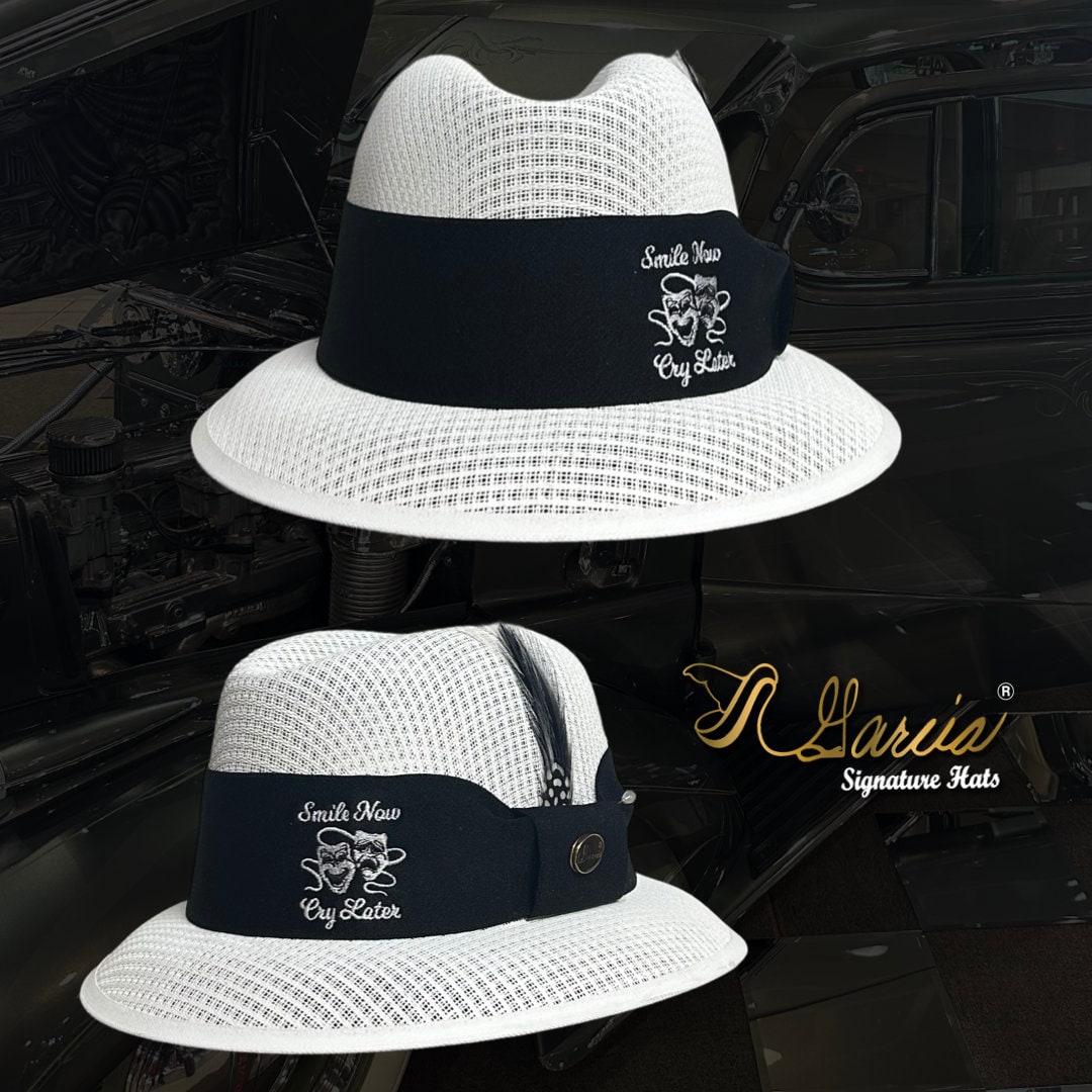 Classic White Lowrider Derby W/ Smile Now Cry Later Garcia Signature ...