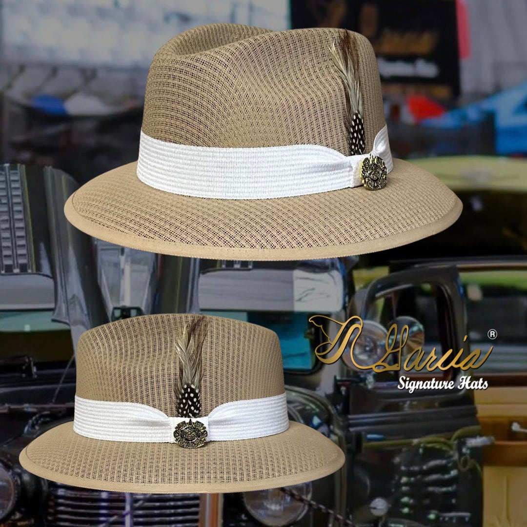 Classic Mocha Viejo Fedora W/ Aztec Signature Hat - Etsy