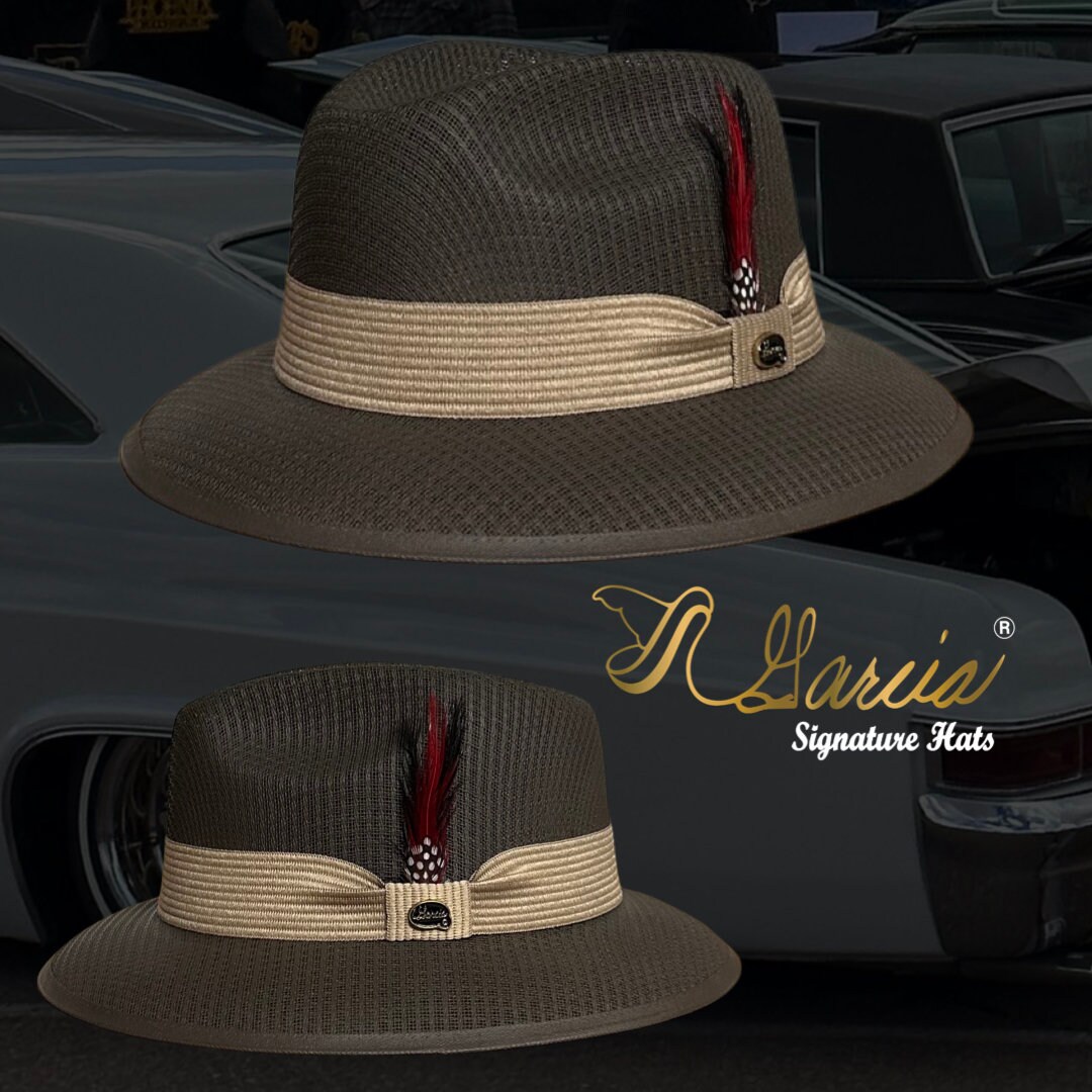 Classic Chocolate Brown Viejo Fedora W/ Kaki Garcia Signature Hat - Etsy