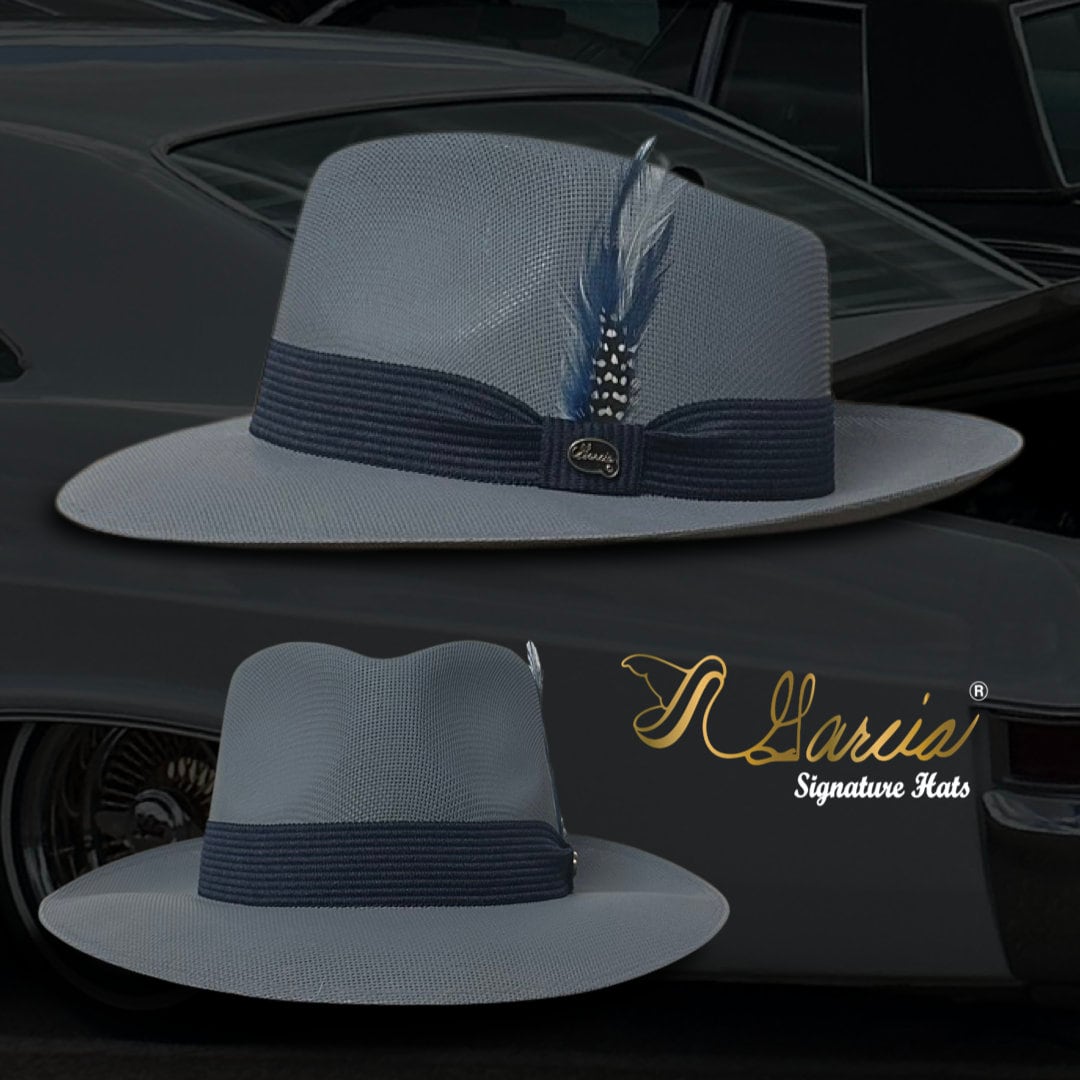 Half Flipped Oxford Golden Line Tin Tan Fedora Garcia Signature Hat - Etsy