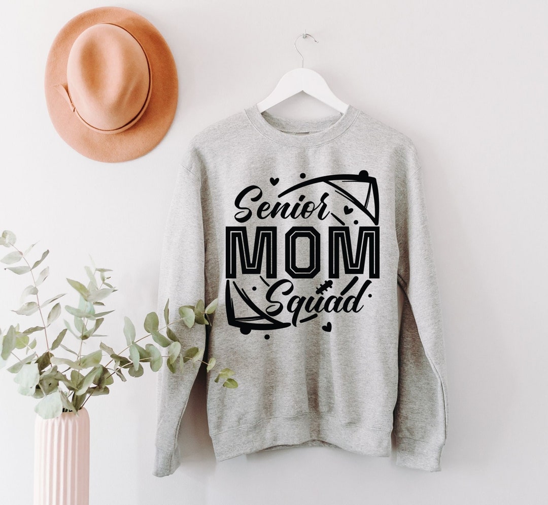 Football Senior Mom Squad Sweatshirt,mom Matching,proud Mom of Senior ...