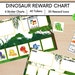 Dinosaur Reward Chart for Kids: Jurassic Behavior Token Board (PDF) - Etsy