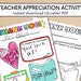 Teacher Appreciation Printable, Kindergarten Teacher Appreciation ...
