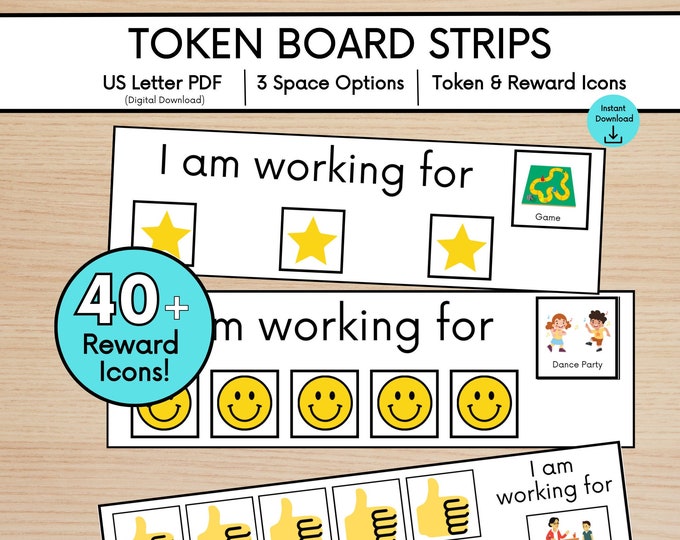 Basic Token Board printable - Etsy