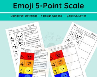 Printable 5 Point Scale Charts