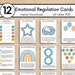 Emotional Regulation Cards for Kids, Anxiety Coping Cards, Self ...