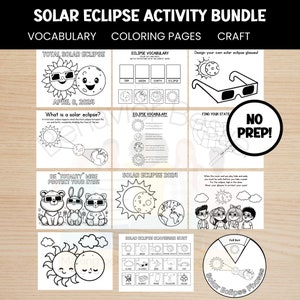Solar Eclipse Activities, Preschool Activities, Homeschool Solar ...