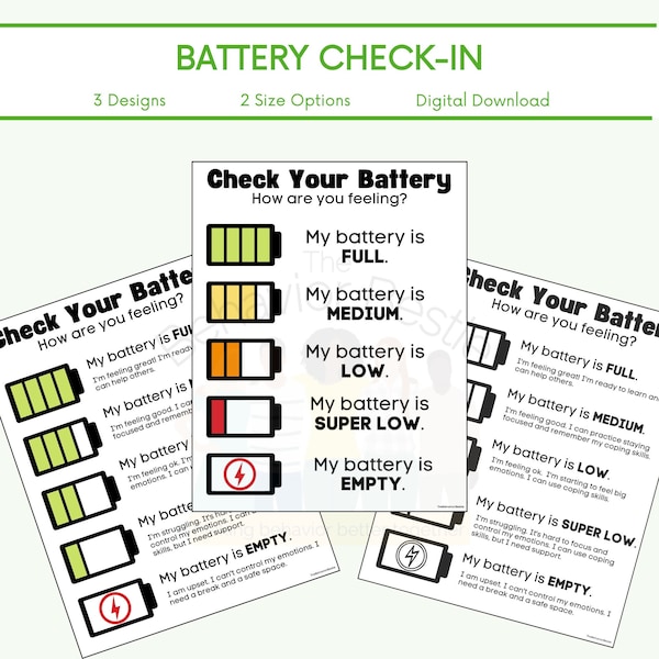 Battery Check In - Etsy