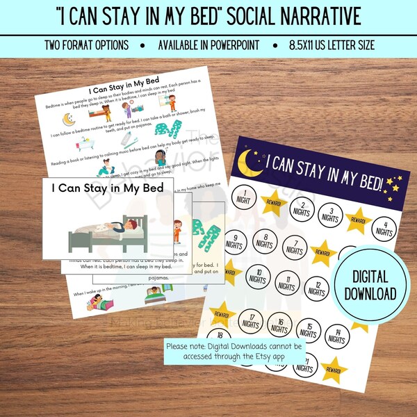 Stay in Bed Chart - Etsy