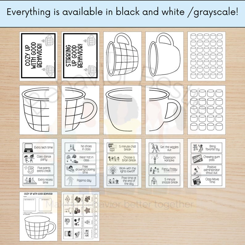 Hot Cocoa Class Reward System: Positive Behavior Management (digital ...