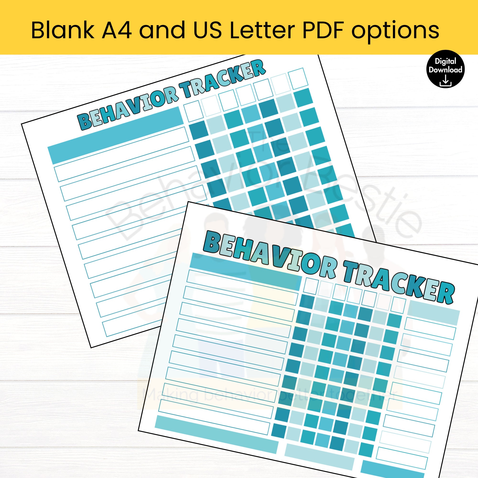 Editable Kids Behavior Chart: Reward Tracker (digital Download) - Etsy