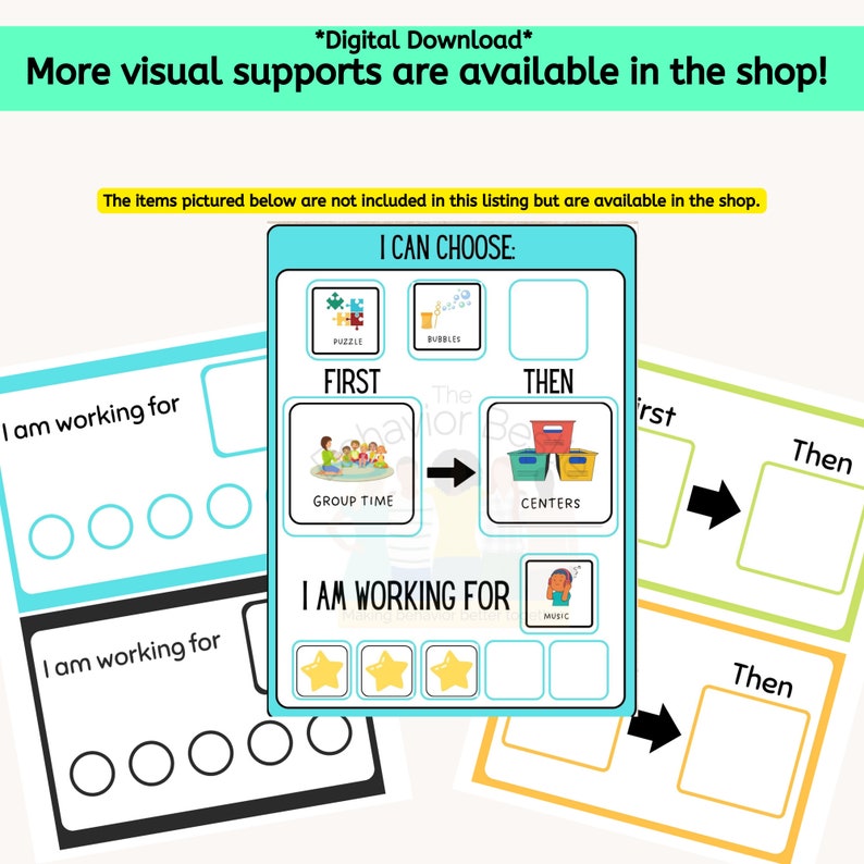 English Spanish First/then Board Visual Schedule Dual Language Visual ...