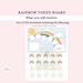 Rainbow Token Board, Rainbow Reward Chart for Kids, Autism Visual ...