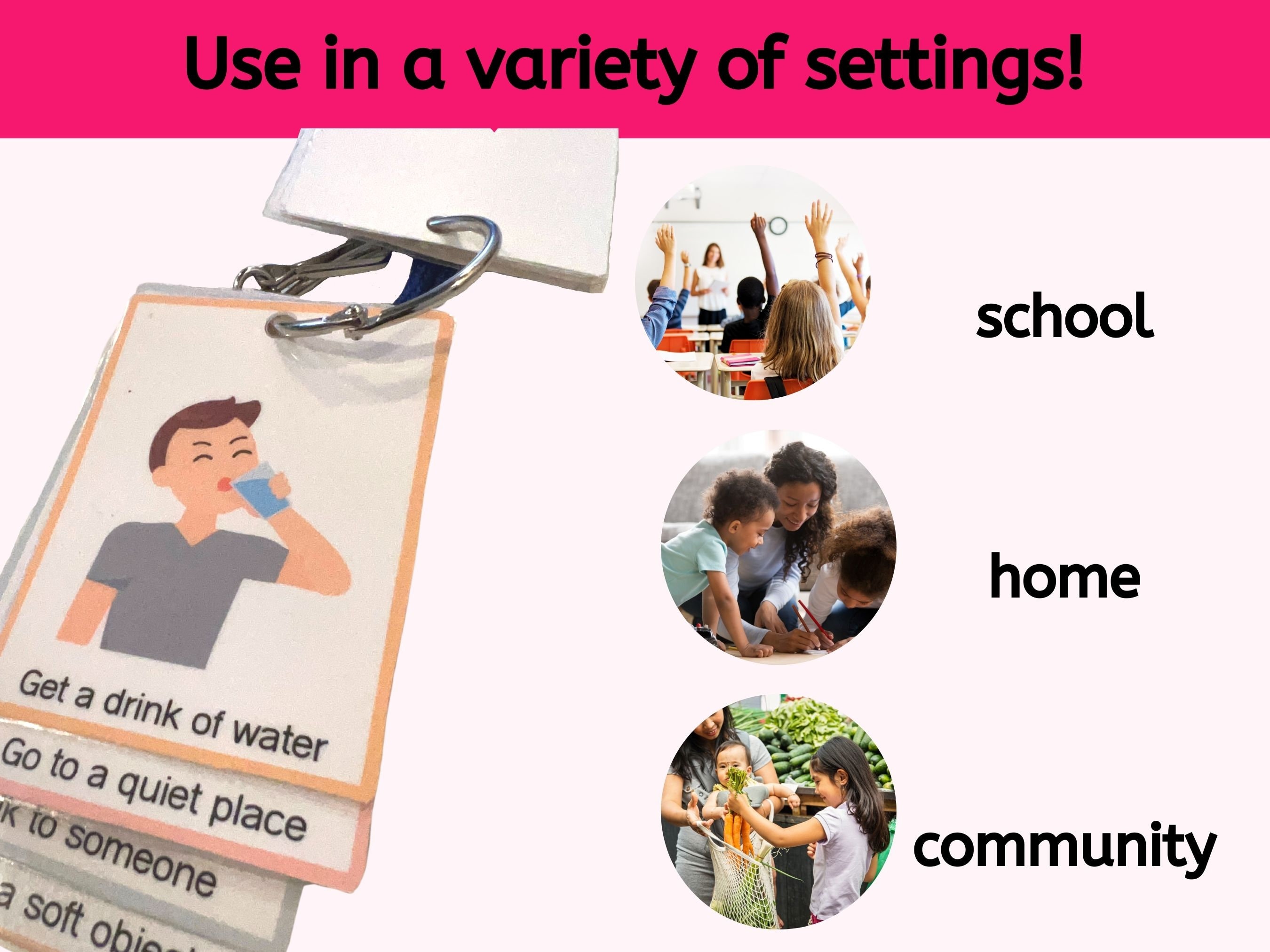 Printable Behavior Cue Cards Visual Cue Cards Calming - Etsy UK