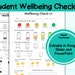 Student Wellbeing Check-in: Daily Emotions Sheet (PDF & PPT) - Etsy