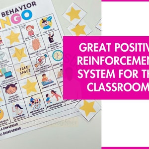 Classroom Behavior Bingo | Whole Class Reward System | Positive ...