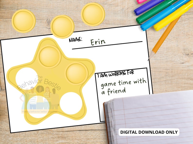 Pop It Reward Chart: Positive Behavior Support (PDF) - Etsy Australia