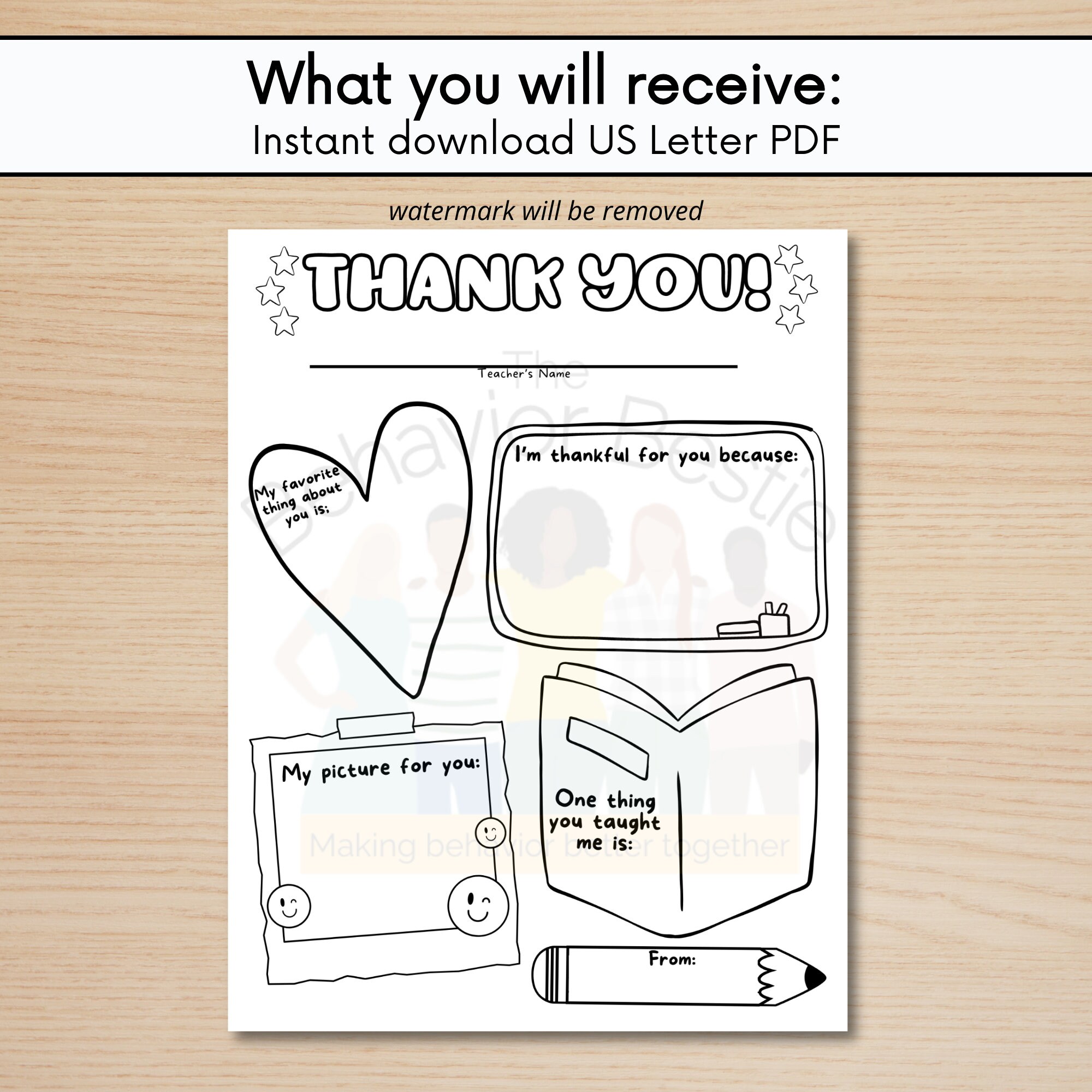Teacher Appreciation Printable, Kindergarten Teacher Appreciation ...