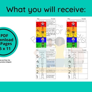 Incredible 5 Point Scale | Behavior Scale | Feelings Scale | 5-point ...