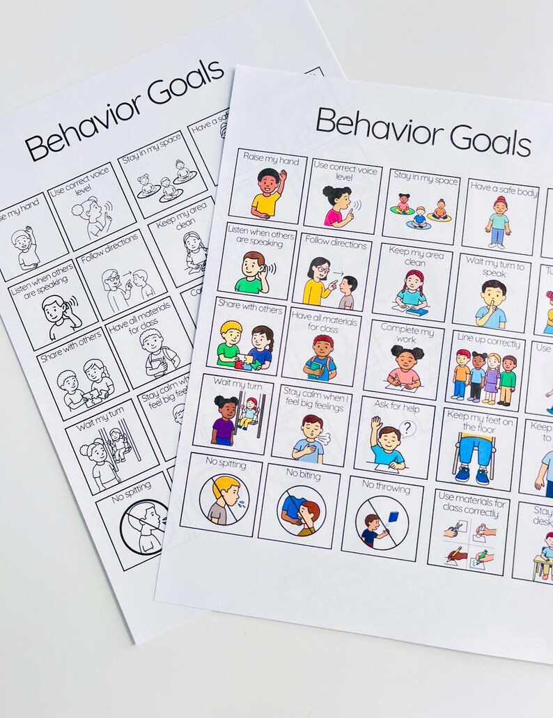 Visual Behavior Token Board: Classroom & Home Reward Chart (PDF ...