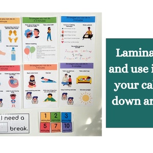 Printable Break Card: Visual Support for Calm Corner (PDF) - Etsy