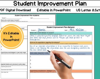 Behavior Intervention Plan | BIP at a Glance | Digital Download ...