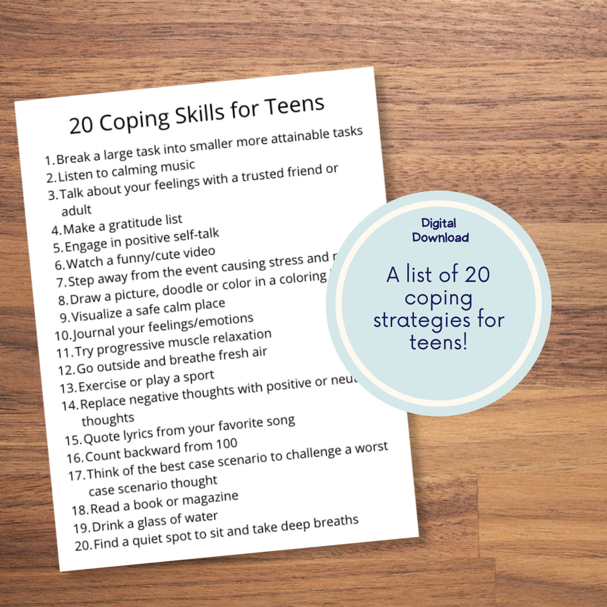 Reflection Worksheet for Teens, CBT Worksheet, Challenge Negative ...