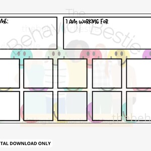 Printable Smiley Face Token Board: Student Reward Chart (PDF) - Etsy