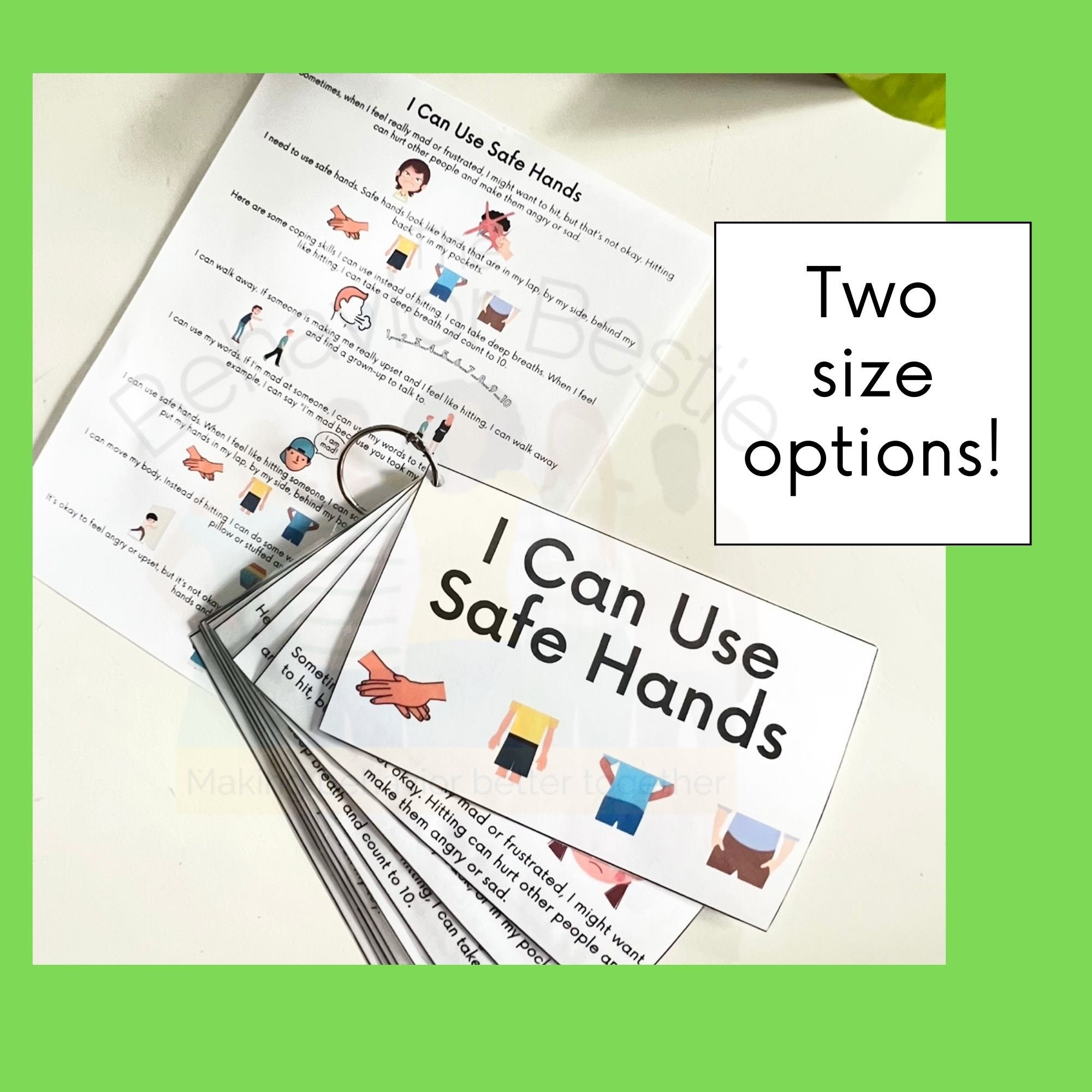 I Can Use Safe Hands, Social Narrative for Hitting, Teach Self Control ...