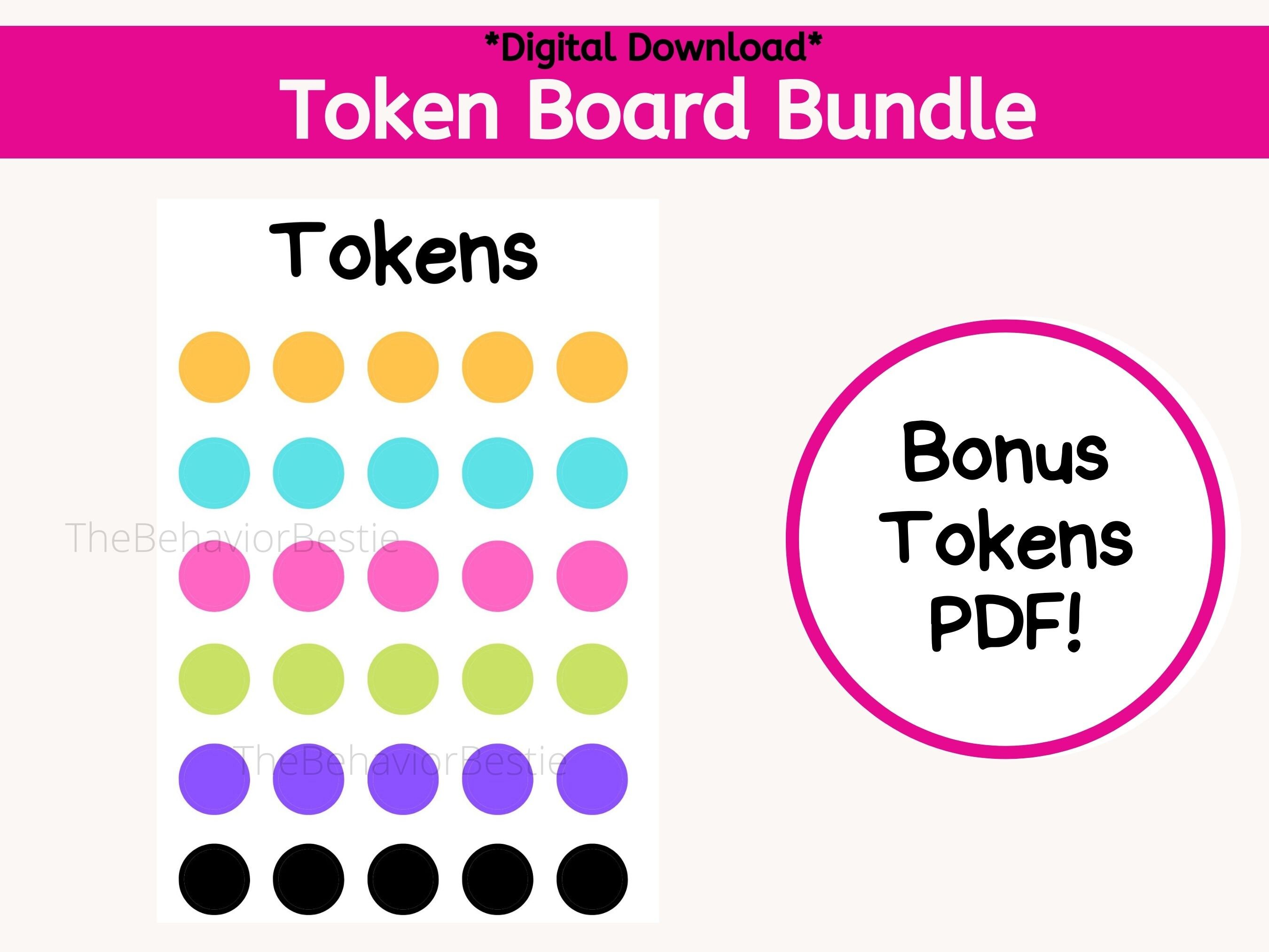 Digital Token Board Bundle Sticker Chart Bundle Behavior Chart Bundle ...