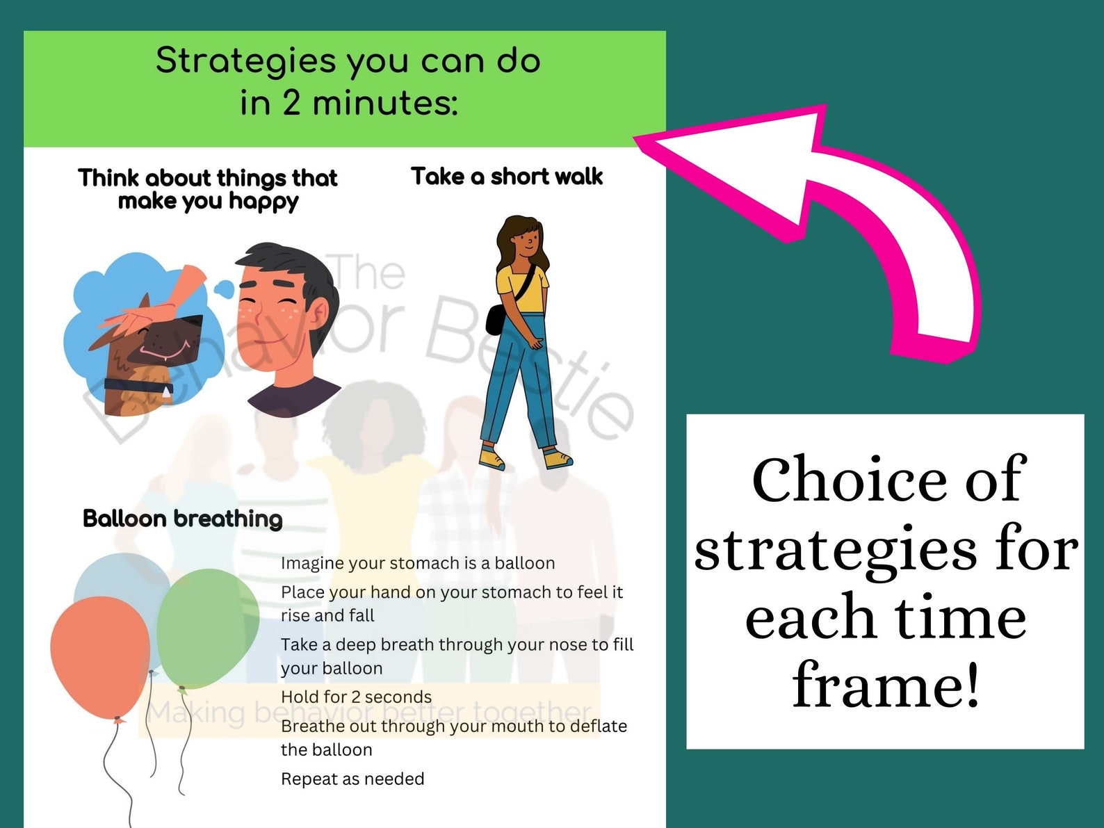 Printable Break Card: Visual Support for Calm Corner (PDF) - Etsy