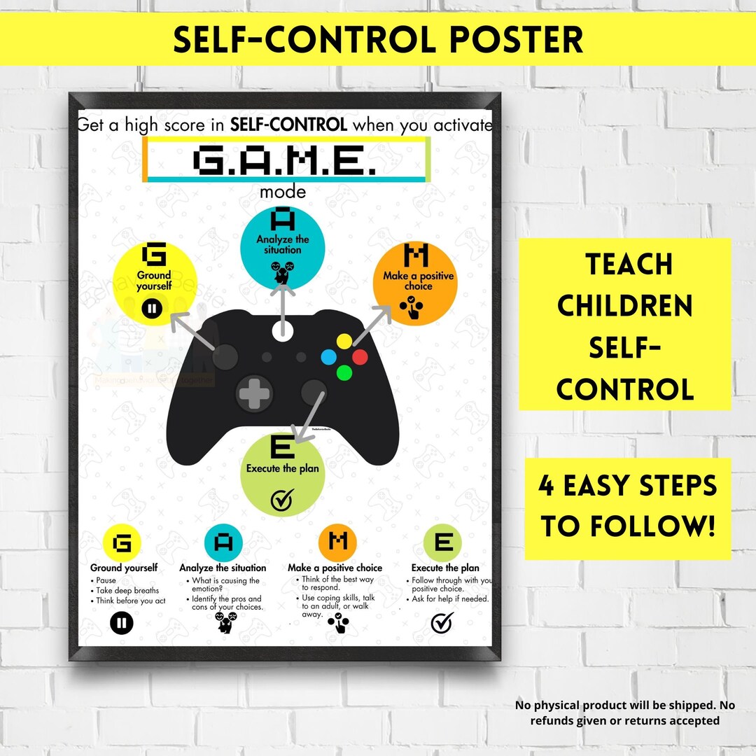 Teach Students Self Control, Executive Functioning Skills, Self Control ...