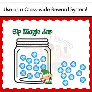 Holiday Reward System for Kids, Elf Report, Positive Classroom, Holiday ...