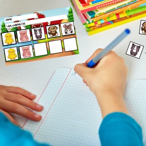 Cute Animals Token Board | Digital Animals Reward Chart | Farm Animals ...
