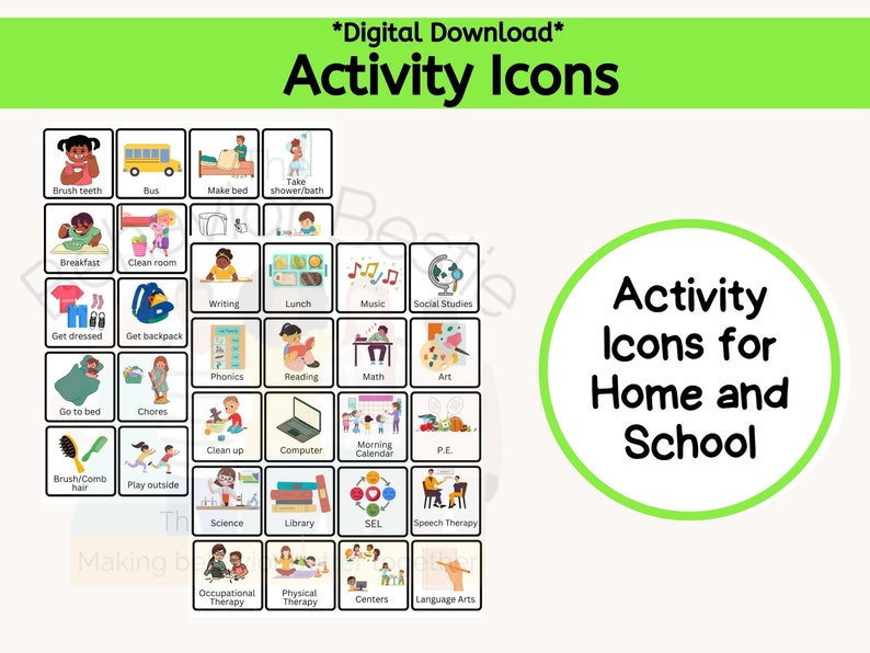 First Then Board Visual Schedule Visual Support Behavior Support First ...