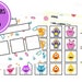 Cute Monsters Token Board/digital Reward Chart/instant Download Token ...