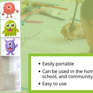 Printable Monsters Flip Token Reward Chart (PDF) - Etsy