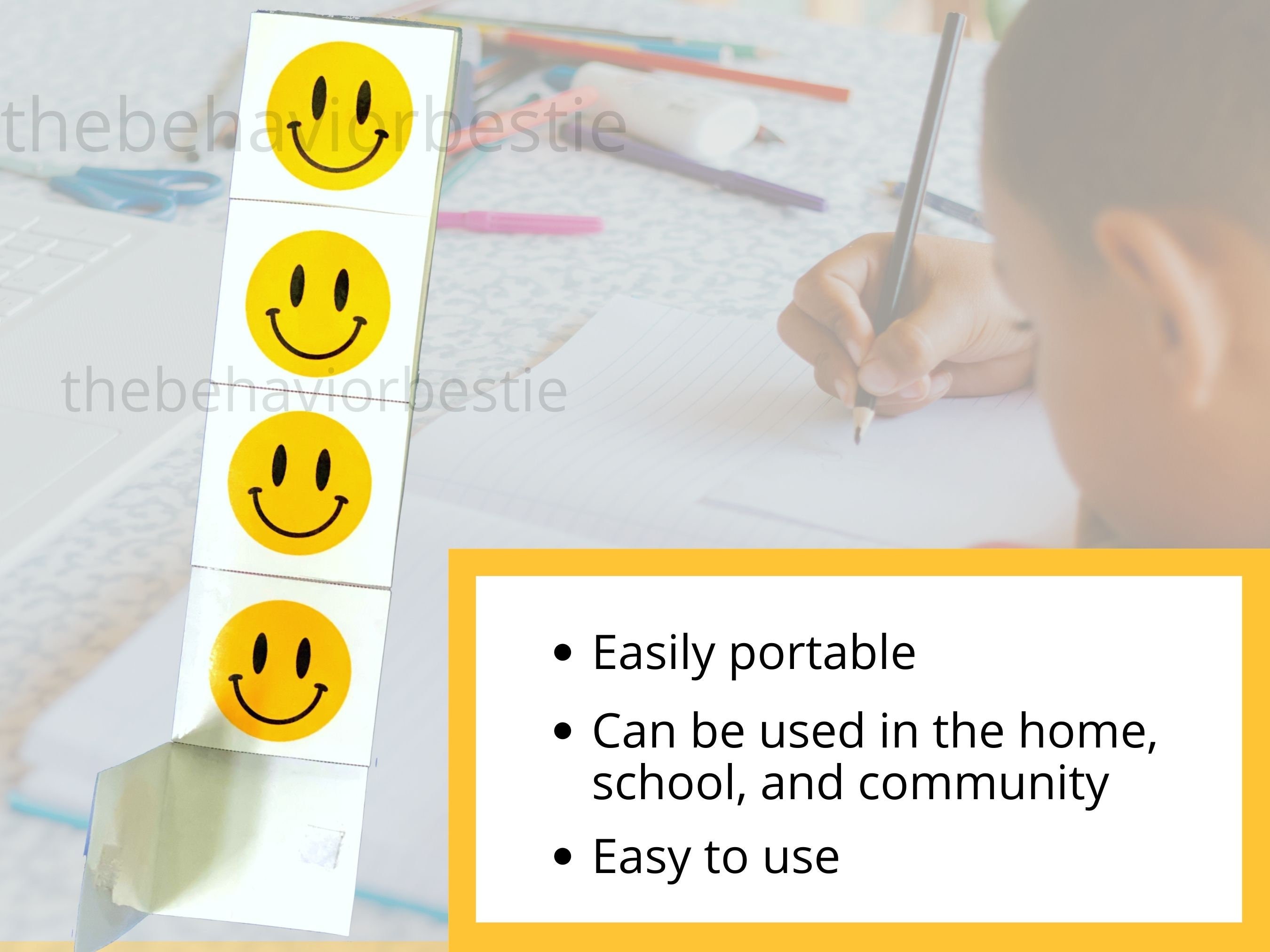 Digital Flip Token Board | Smile Face Token Board | Flip Reward Chart ...